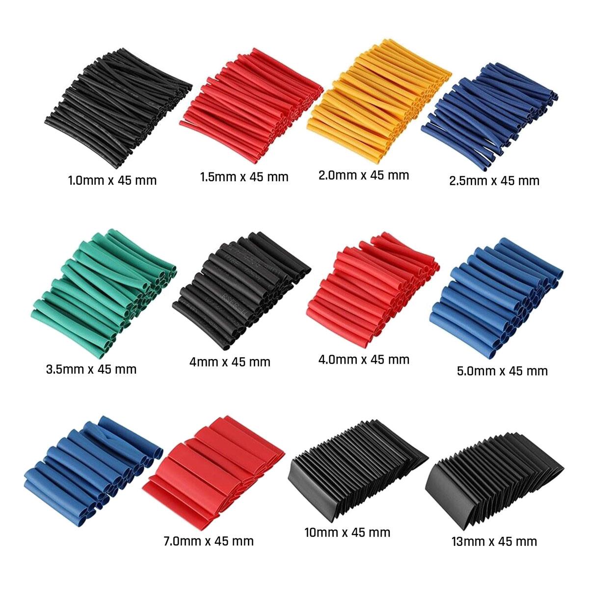 6081 Isıyla Daralan Renkli (Heat Shrink) Kablo Makaron Seti 560 Parça