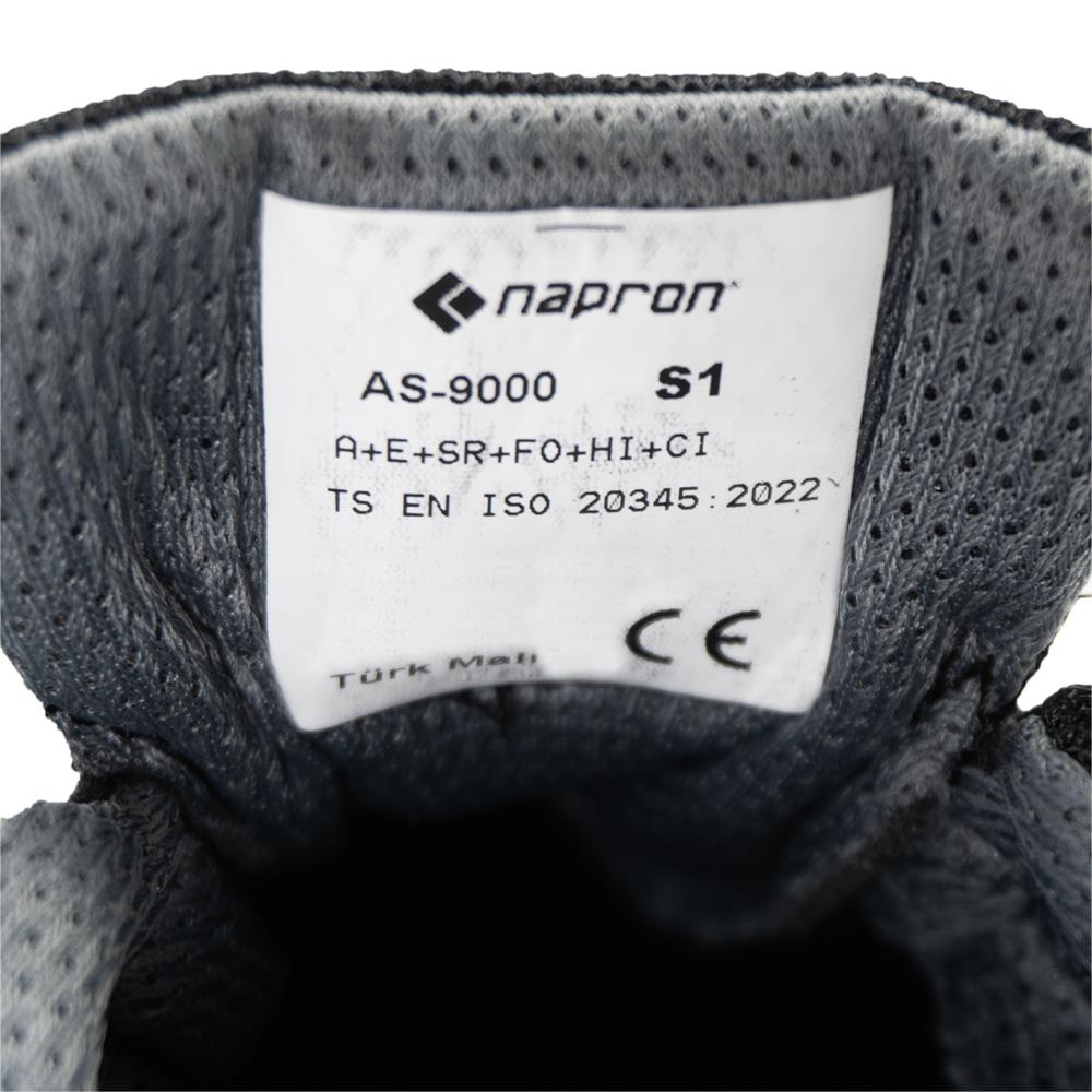 Napron 509664 AS-9000 S1 Çelik Burunlu Süet İş Ayakkabısı - 41