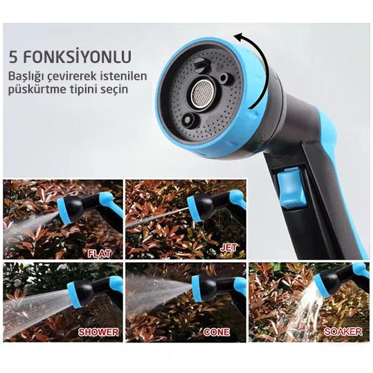 Hegi SXG-11002 1/2'' Bahçe Sulama Makaralı Hortum Seti 20 mt